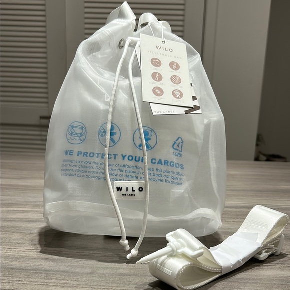 Bags | Wilo The Label White Pickleball Bag | Poshmark